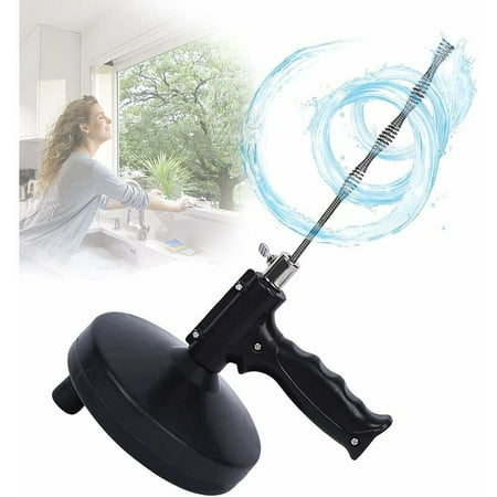 Manual Drain Cleaner, Spiral Drain Cleaner, 72A Carbon Steel Drain Claw ...