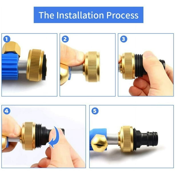 High Pressure Power Washer, Pressure Washer Gun with Garden Hose End ...