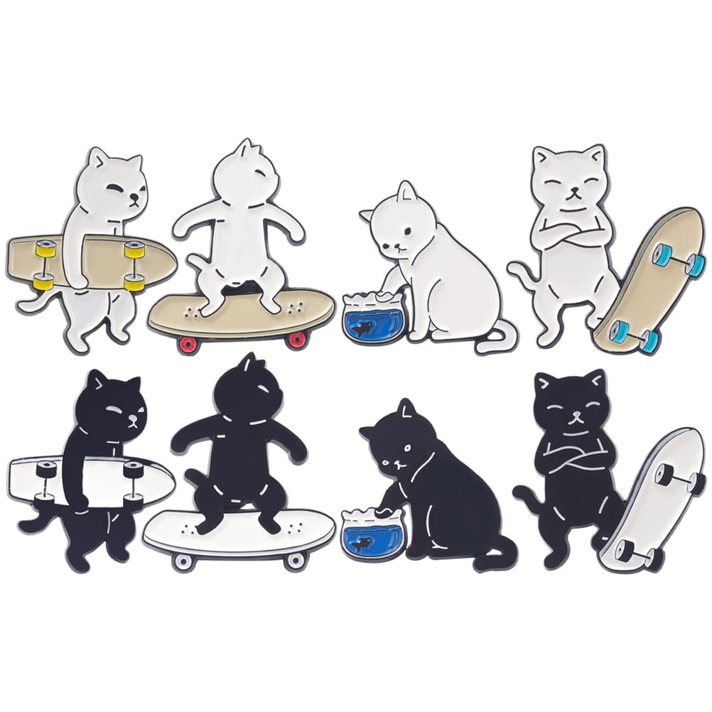 Click here for Homemaxs 8pcs Enamel Pin Backpacks Pins Cute Cat D... prices