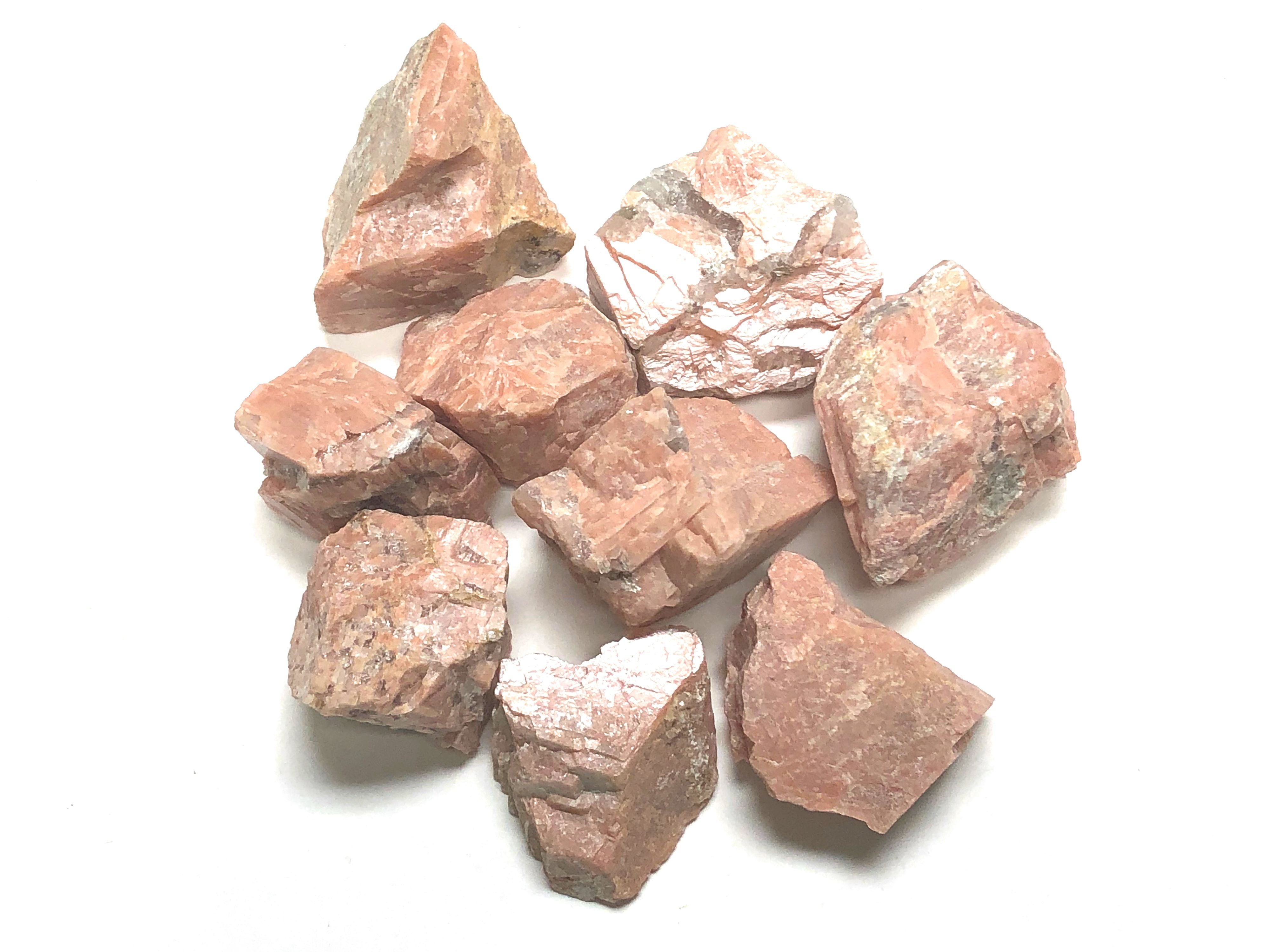 Zentron Crystal Collection: 1/2 Pound Natural Rough Peach Moonstone ...