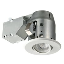 Globe Electric 4 in. White Recessed Lighting Kit, 90663 - Walmart.com