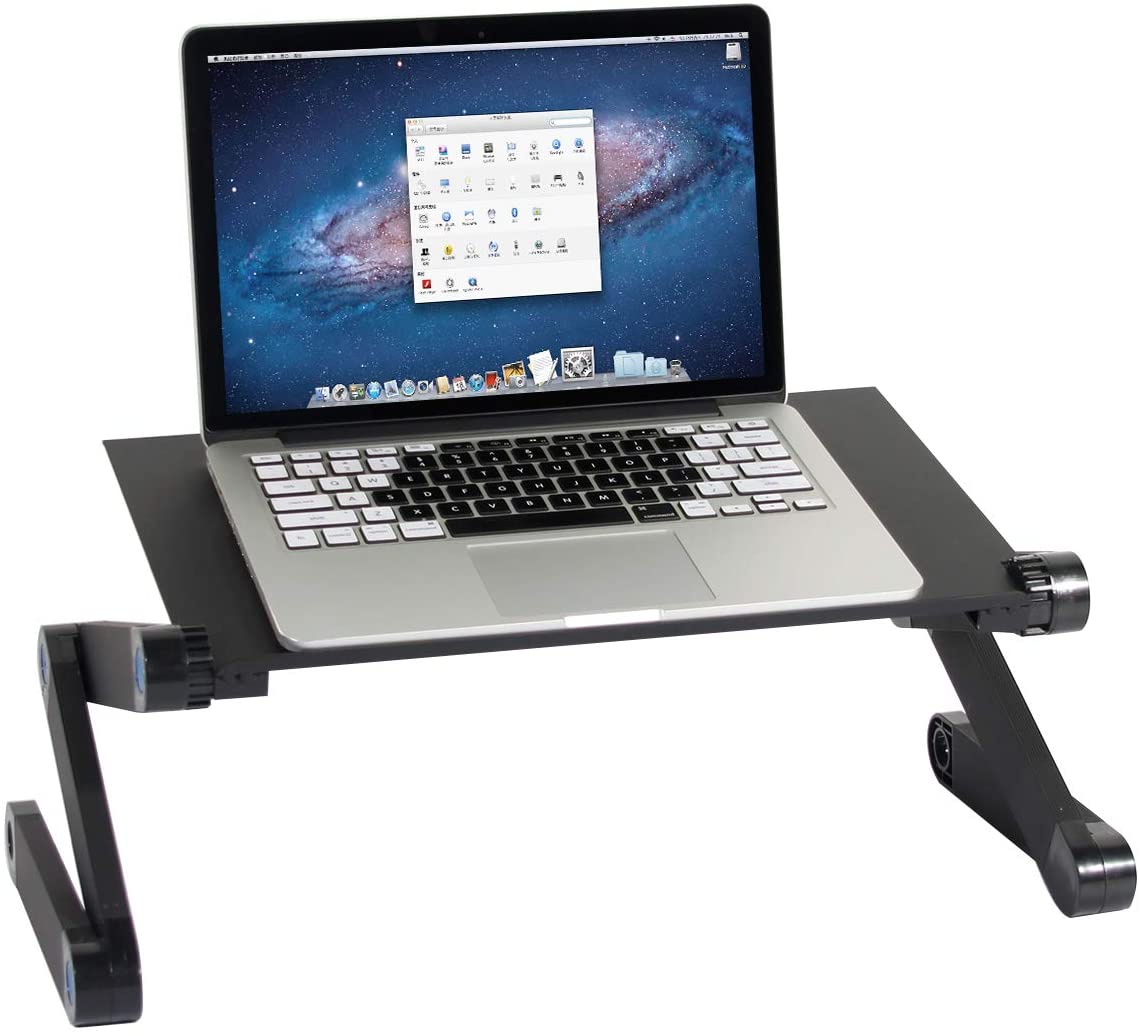 sogesfurniture Vented Laptop Table Computer Desk Portable Bed Tray Book ...