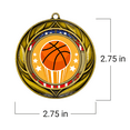 All Quality Wreath Design Basketball Medal | Competition | High Quality ...