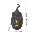 1PC Halloween Haunted Seaweed & Plastic Pumpkin Decorations for Spooky ...
