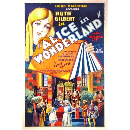 Alice In Wonderland Us Poster Art Top: Ruth Gilbert As Alice 1931 Movie ...