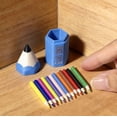 AFACUHX 3Set (39Pcs) Mini Colored Pencil for Dollhouses and DIY ...