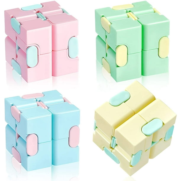 "Infinity Cube Toy,Hand-Held Magic Sensory Stress Cube Toy for Adults ...