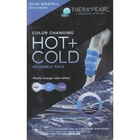 Therapearl Color Changing Hot & Cold Therapy Shin Wrap TP-14074 [2 pack ...