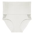 High Waisted Invisible Tummy Control Shapewear for Women - Stripe Lace ...