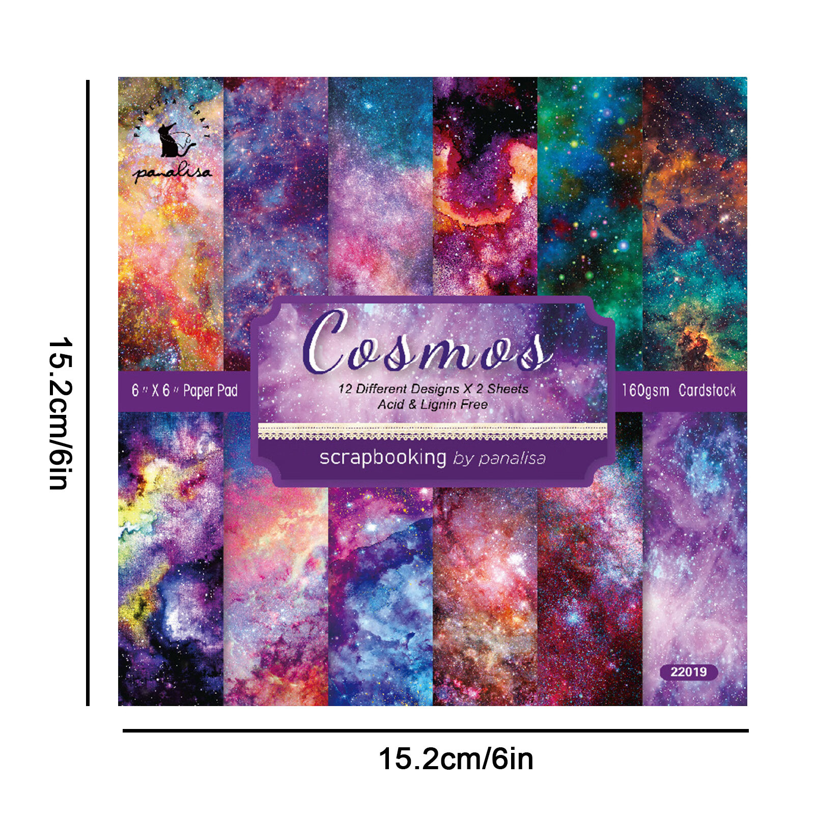 Buy Classic Cosmos Scrapbook Paper | Starry Skies Themed Craft Paper ...