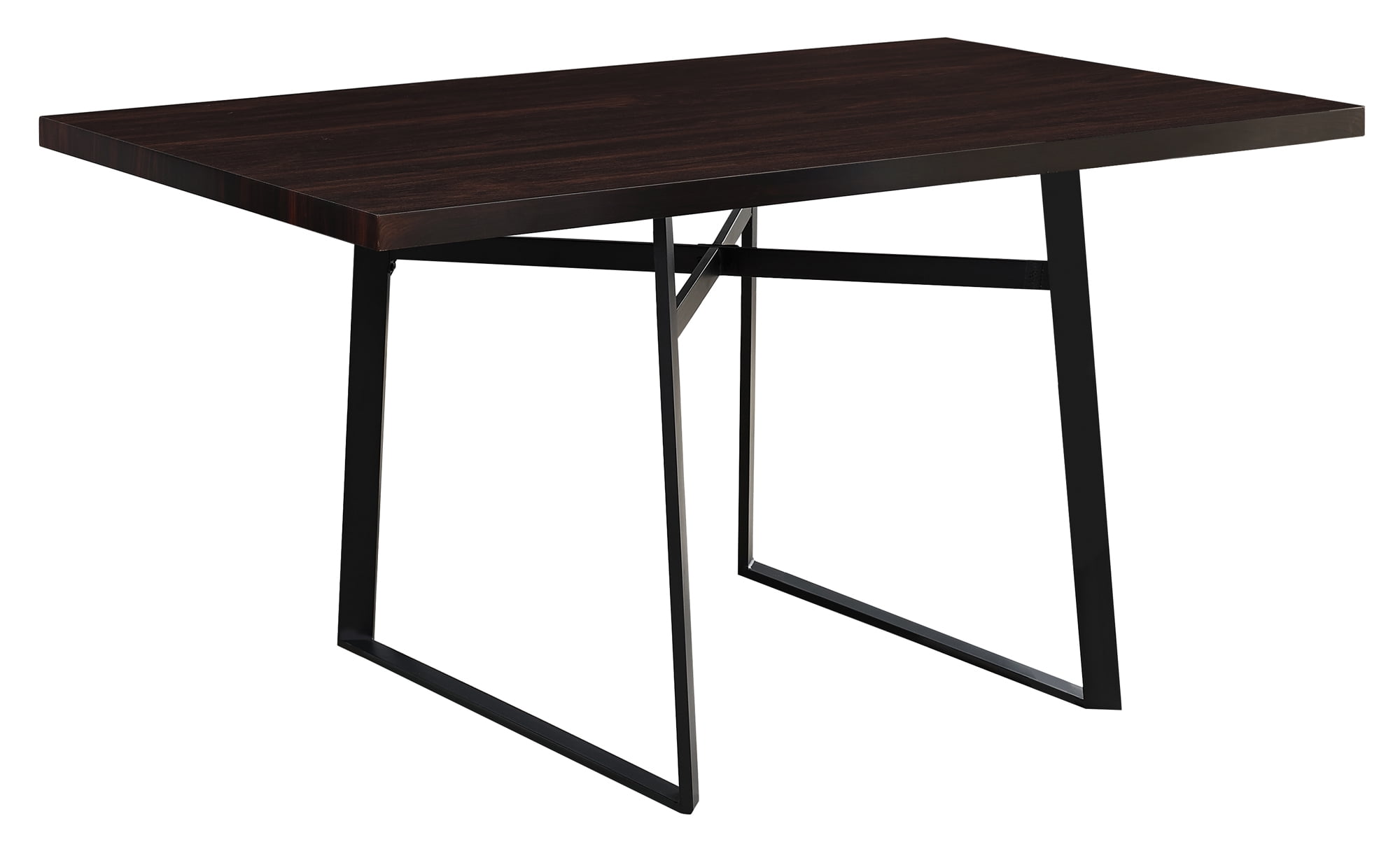 Monarch Specialties 60 in. Rectangular Dining Table - Cappuccino ...