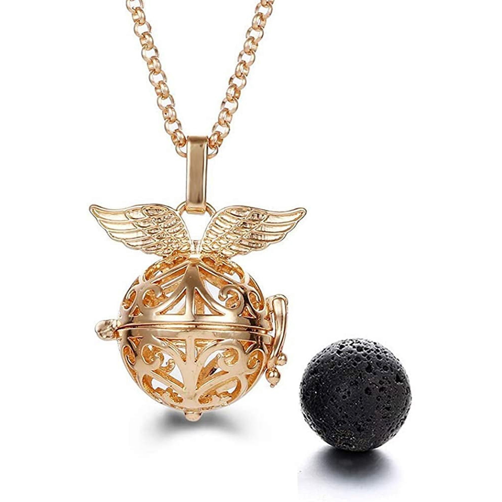 Click here for Hesignd Harry Potter Necklace - Golden Snitch Lava... prices