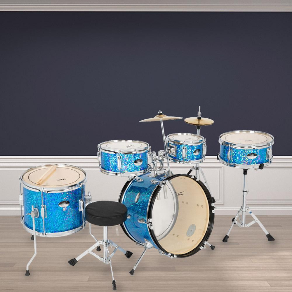 Buy MDHAND 16in 5-Piece Complete Kids Junior Drum Set with Bass Drum ...