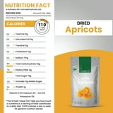 HARVEAST Organic Turkish Jumbo Dried Apricots, Unsweetened ...