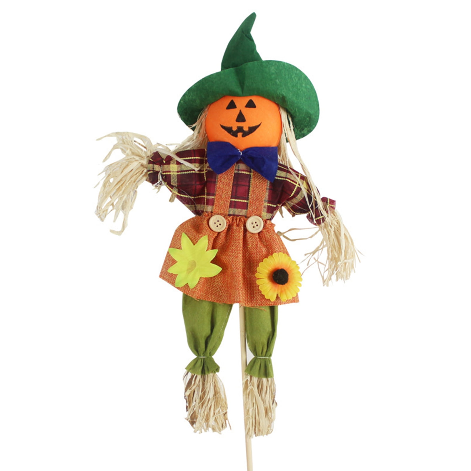 Sunjoy Tech Scarecrow Decor Attractive Colorful with Bucket Halloween ...