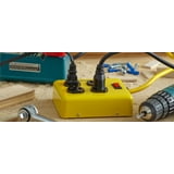 Yellow Jacket 2177N 4-Outlet Metal Power Block Adapter, Electric Plug ...