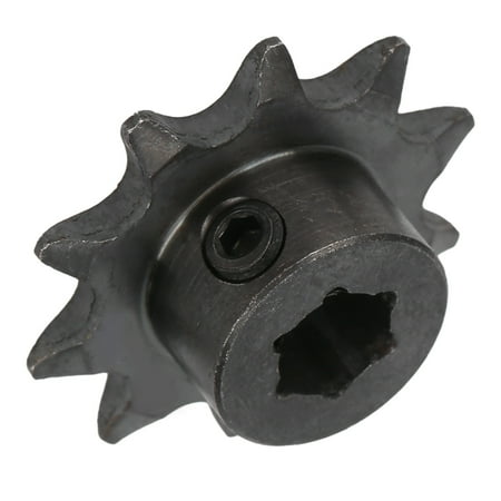 Peahefy Roller Sprocket,10 Teeth Roller Sprocket Wheel Set‑Screw Cast ...