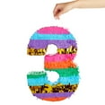 Rainbow 3rd Birthday Pinata, Fiesta/ Cinco de Mayo Party Supplies ...