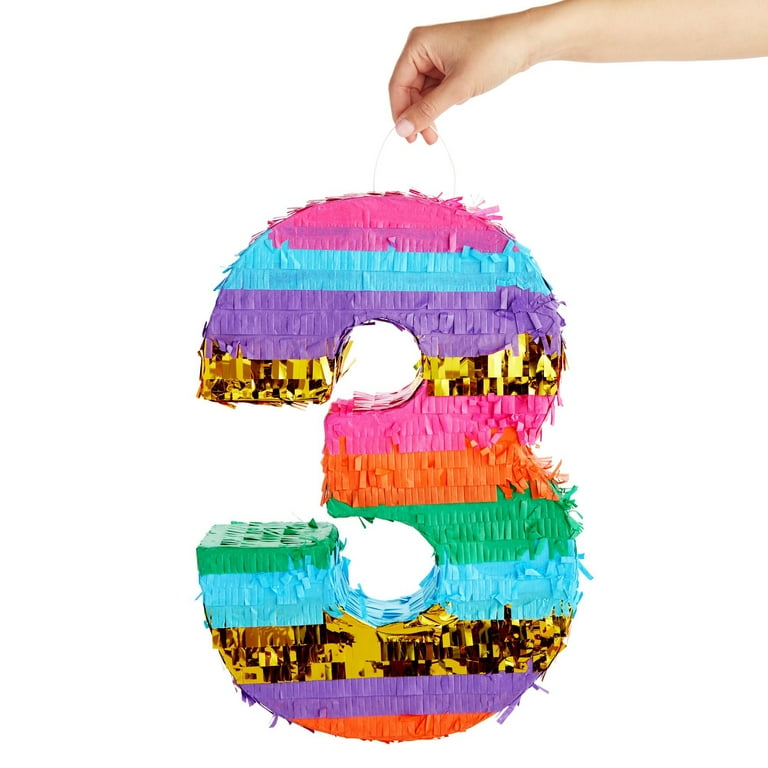 Colorful Number 5 Pinata