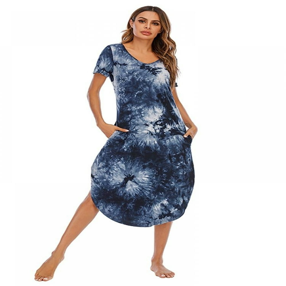 Click here for Mesase Women‘s Plus Size Long Lounger House Dress... prices