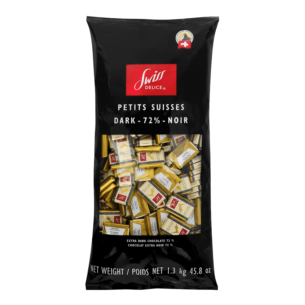 Swiss Delice Dark Chocolate Squares - 72% Chocolate Noir - Chocolates ...