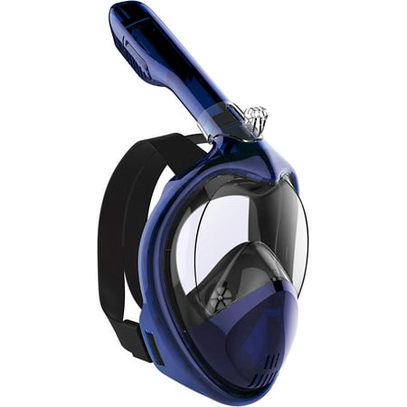 Adult Kids Lightweight Breathable Full Face Panoramic Snorkeling Masks ...