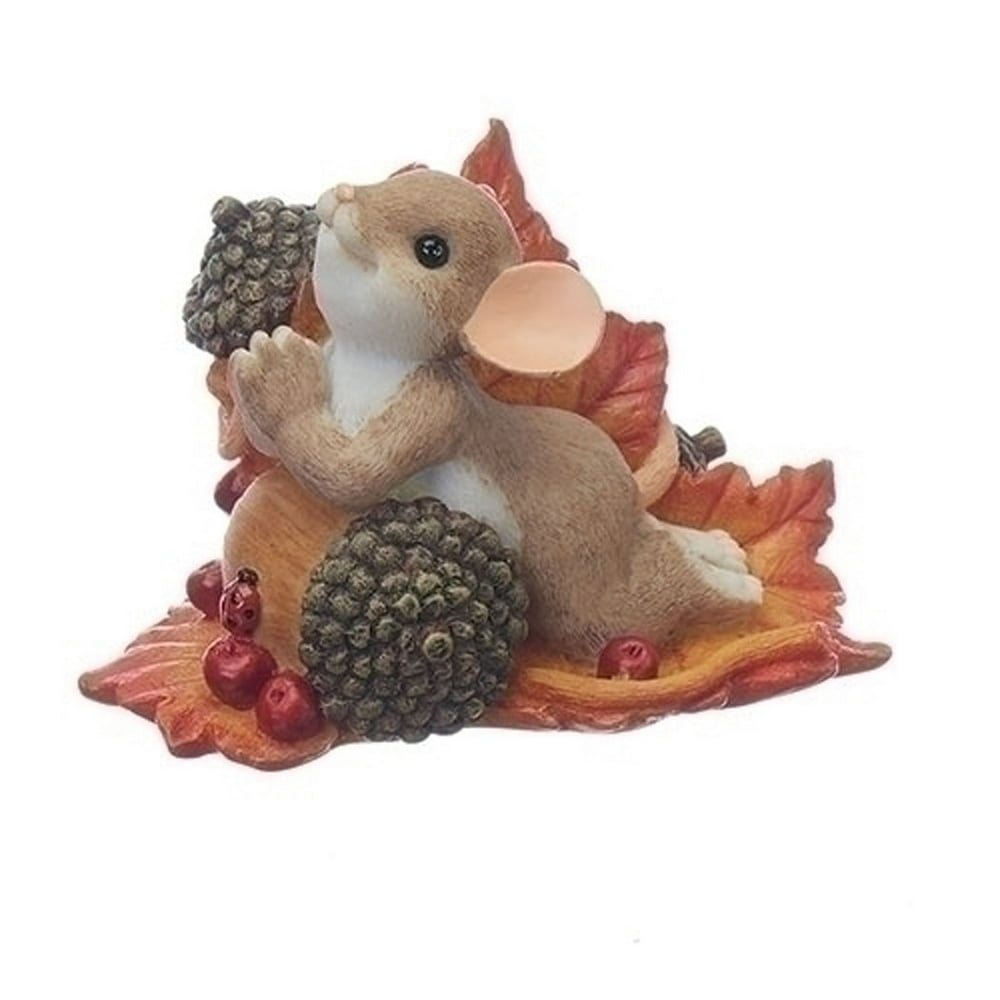 Charming Tails 130457 Praying Mouse on Acorn Leave Harvest 2017 ...