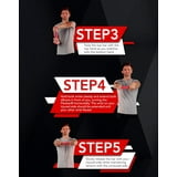 THERABAND FlexBar, Red, Light Thickness, 10 LBS Resistance, Grip ...