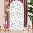 Arch Backdrop 4 Ft, Rustic Botanical Spandex Stretch Fitted Arch Cover ...