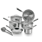 Maxam 17 Piece Stainless Steel Cookware Set - Walmart.com
