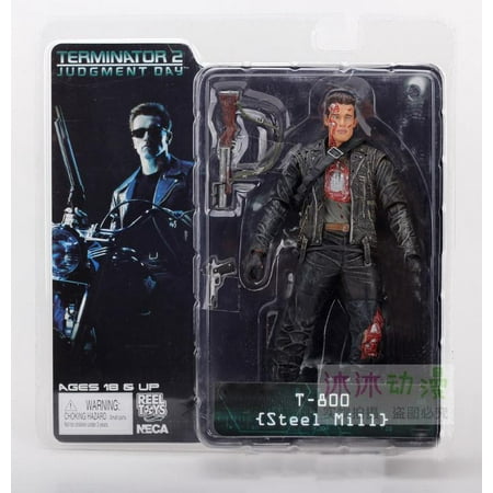 NECA The Terminator 2 Action Figure T-800 / T-1000 PVC Action Figure ...
