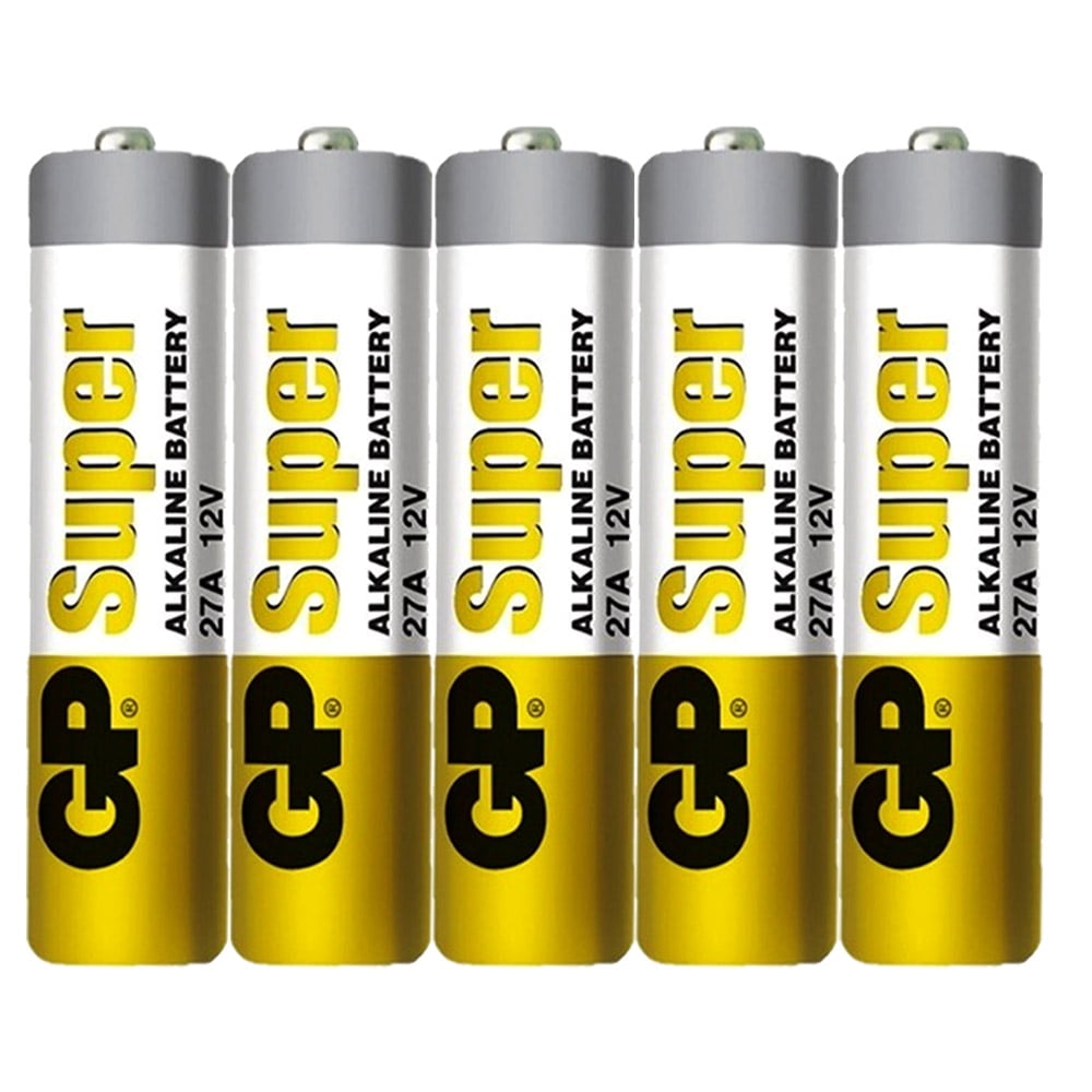5 Pcs GP 27A GP27A 12V Alkaline Remote Battery New, Bulk - Walmart.com