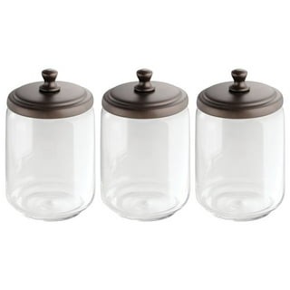 Mercury Glass Cotton Swab/Cotton Container - Walmart.com