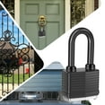 TMWEFUSC Weather Resistant Padlock with 2 Key 40mm Laminated Steel ...