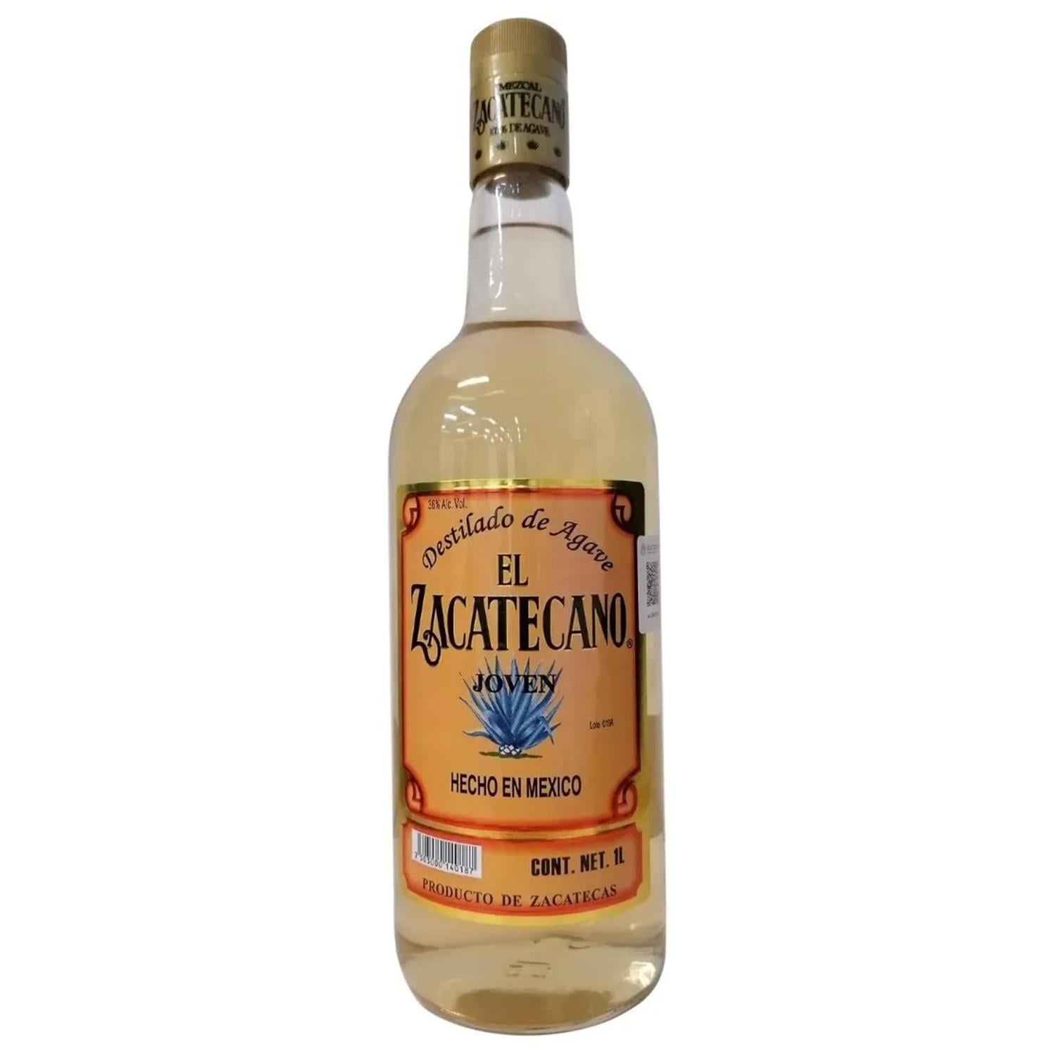 Paquete de 3 Mezcal El Zacatecano Joven 1 L | Walmart en línea