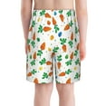 Cauagu Cute Carrot Print Swim Trunks for Men,Youth Boys Swim Shorts ...