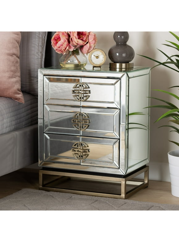 Mirrored Nightstands in Nightstands - Walmart.com