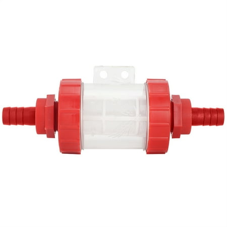 Inline Mesh Filter, Water Pump Clear Filter Clear Pump Strainer Double ...