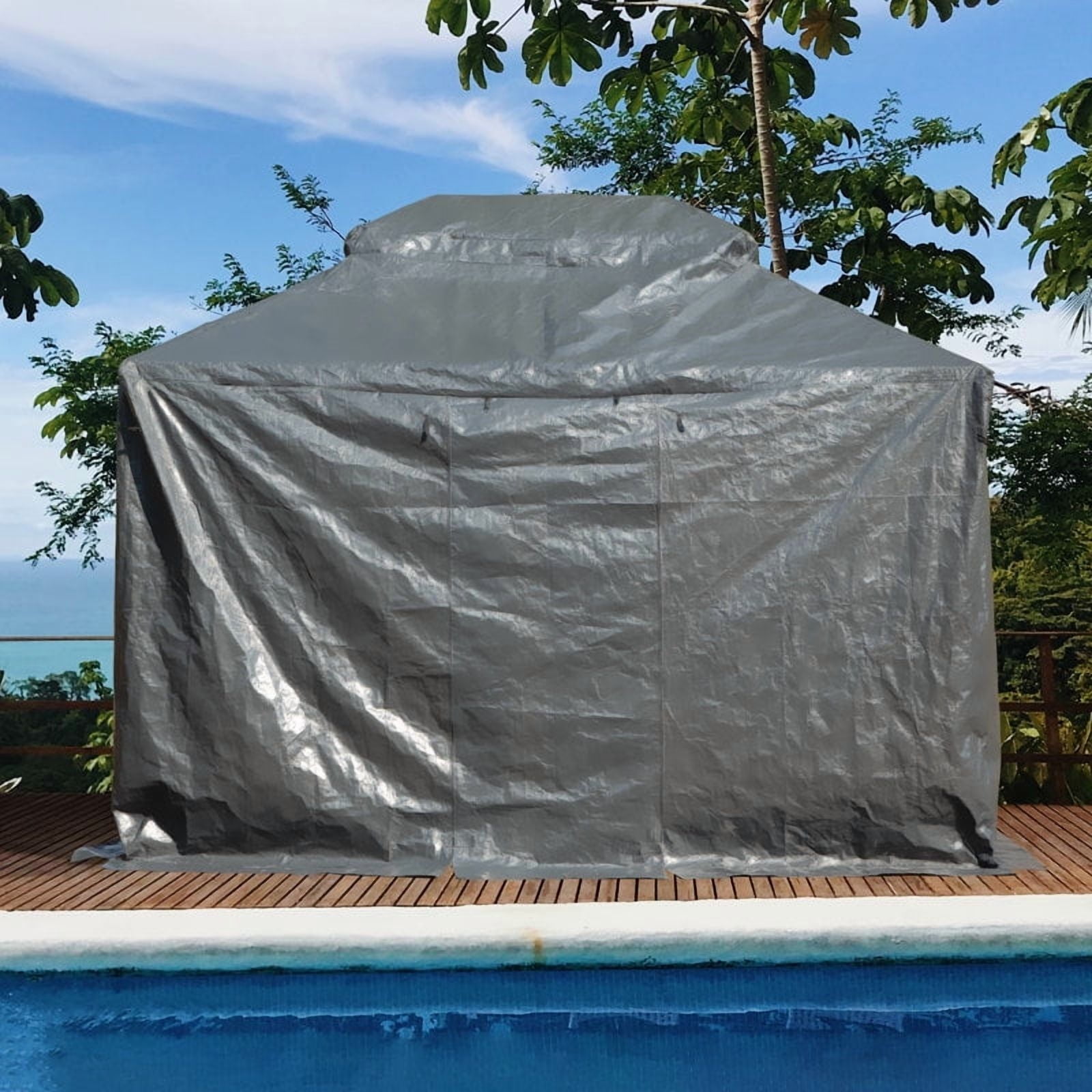 Click here for Domi Outdoor Living 12 X 20winter Gazebo Cover Wit... prices