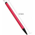 Capacitive and Resistive Red Stylus for Motorola One 5G - Pen Touch ...