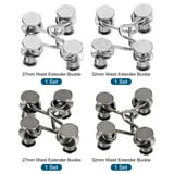 Uxcell 27mm 32mm Waist Extender Buckle Set Button Pins for Jeans Pants ...