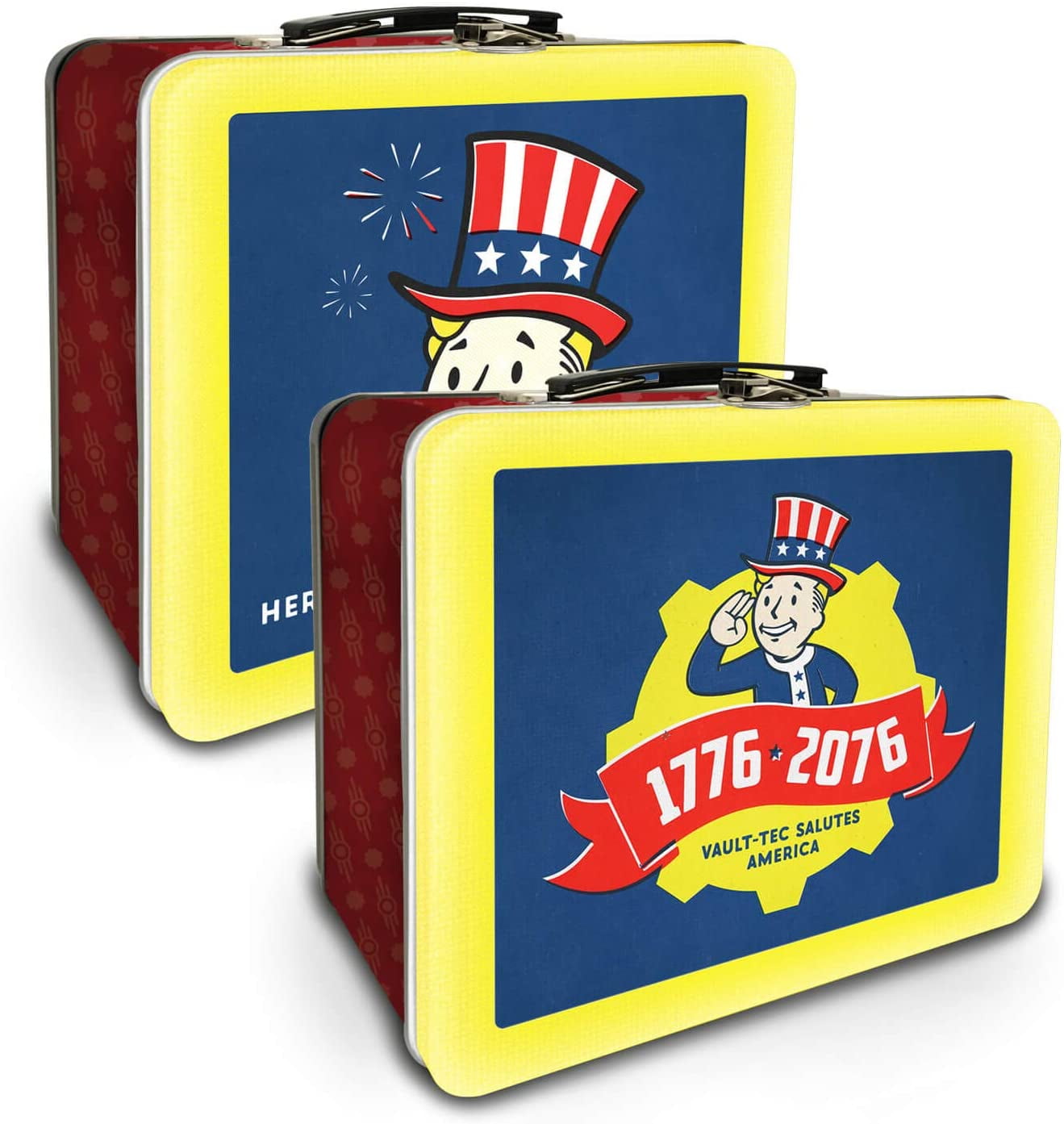 Fallout 76 Vaulttec Tricentennial Tin Lunchbox Tote Toy Fanwares ...