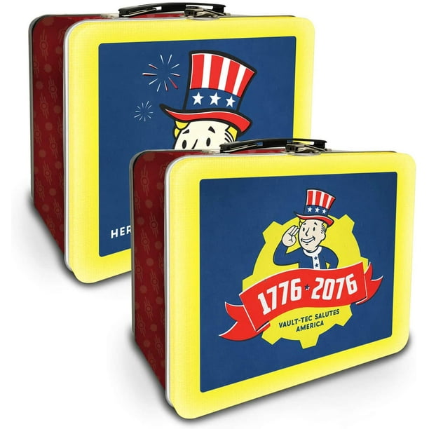 Fallout 76 Vaulttec Tricentennial Tin Lunchbox Tote Toy Fanwares ...