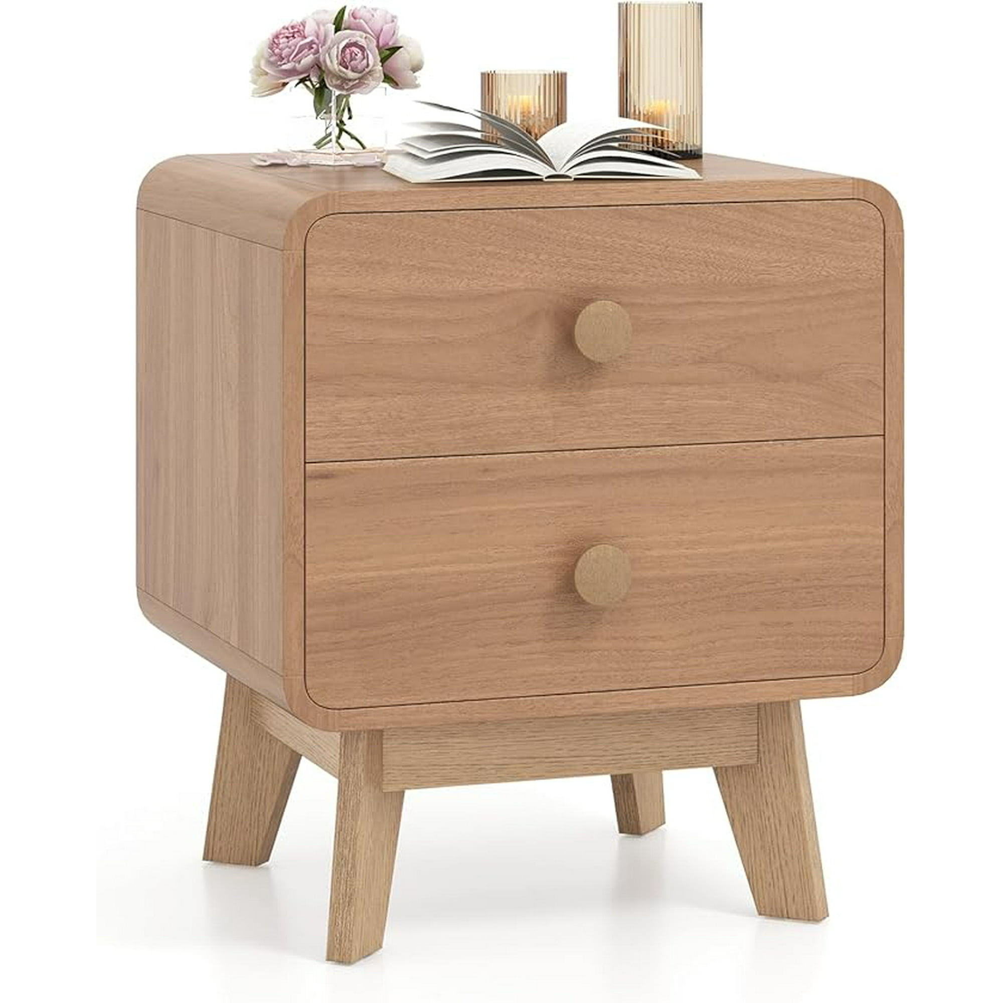 Click here for Generic Nightstand With 2 Drawers  Home Modern Sof... prices