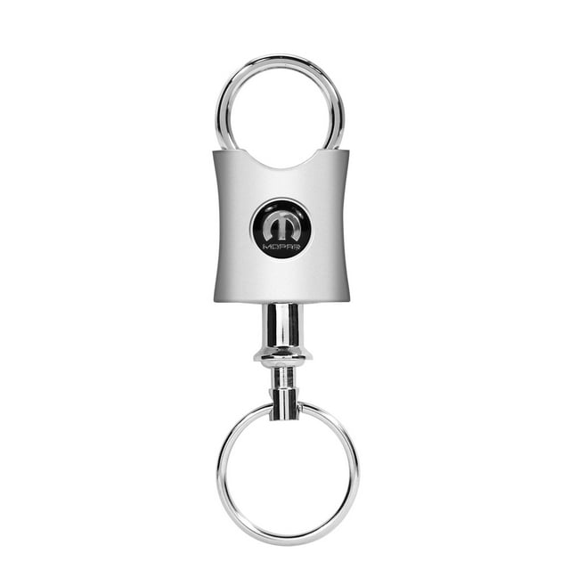 Mopar Black Logo Contoured Metal Valet Key Chain - Walmart.com