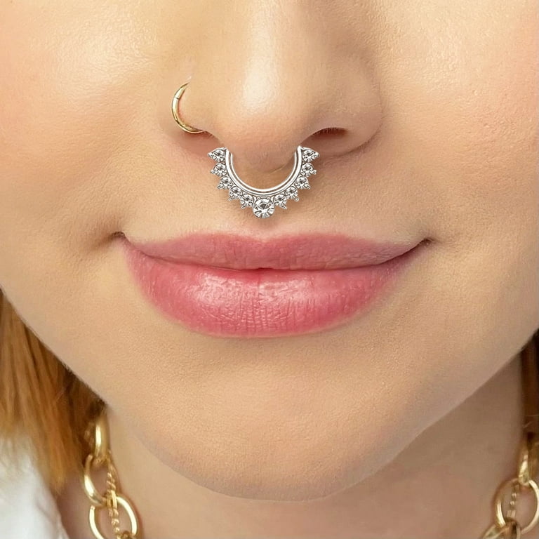 Nose Piercing Jewelry Surgical Steel, GIUGT Nose Rings With