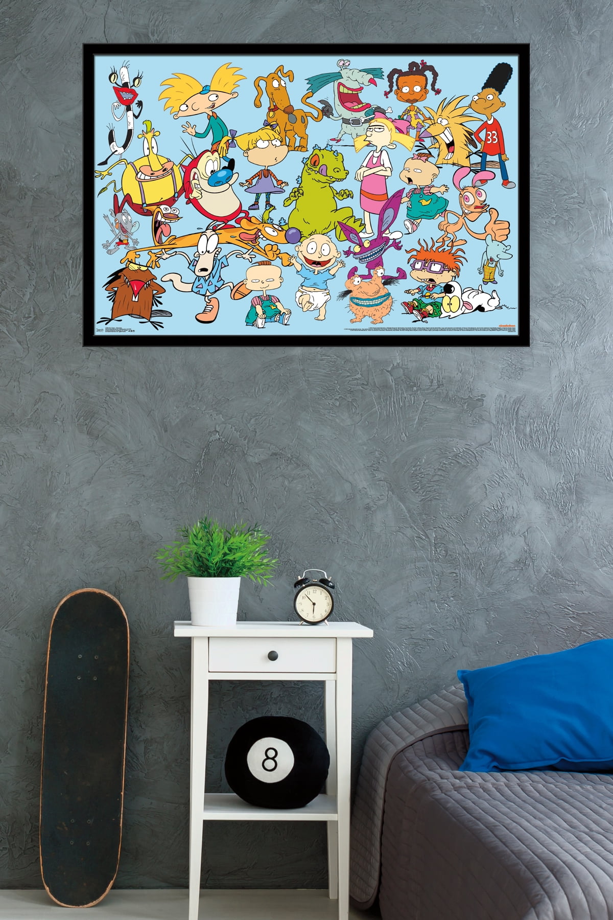 Nicktoons Characters Poster