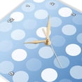 3drose, Fun Aqua and White Big Dots - Whimsical Art - Kids Décor, 10x10 ...