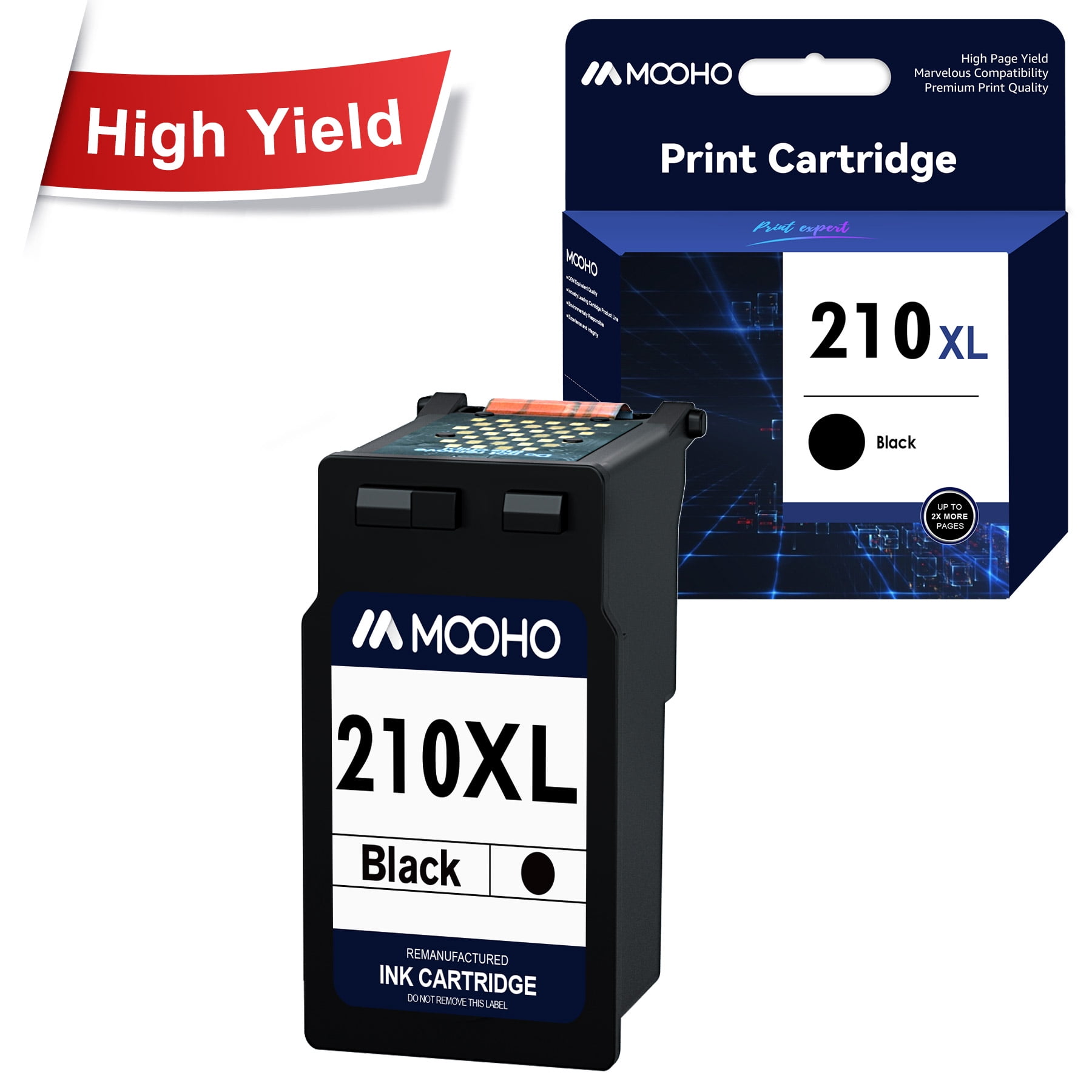 210XL Black Ink Replacement for Canon Ink 210xl PG-210XL PG 210 for ...