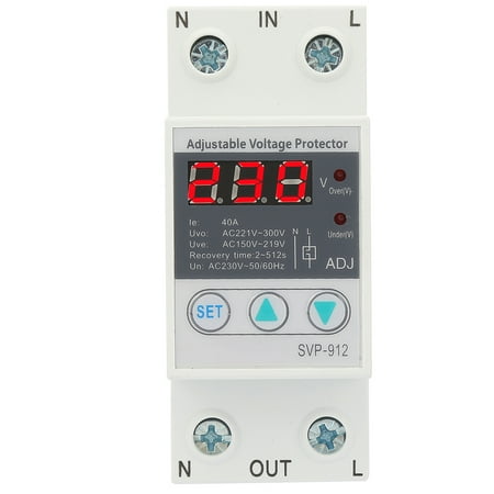 Undervoltage Overvoltage Protector, Smart Voltage Displayed Protecto ...